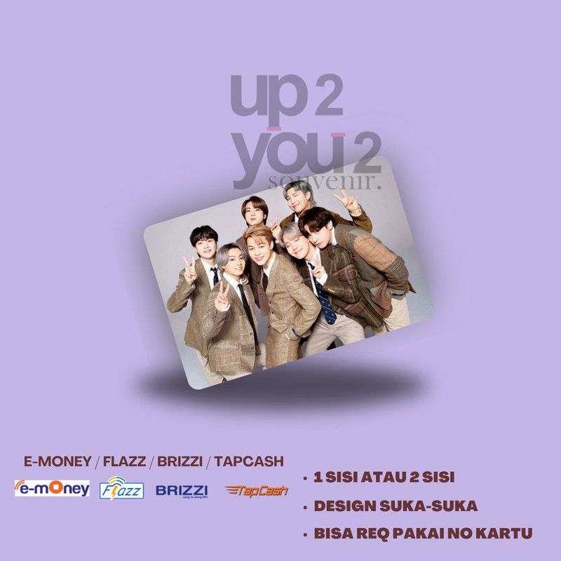 Ceta Custom Foto Emoney, Flazz Gen 2, Tapcash, Brizzi Cetak 2 Sisi ...