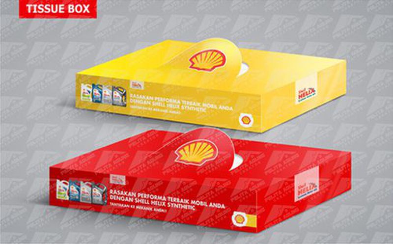 Tanpa Merek Tissue Box Standar Custom - Multicolor