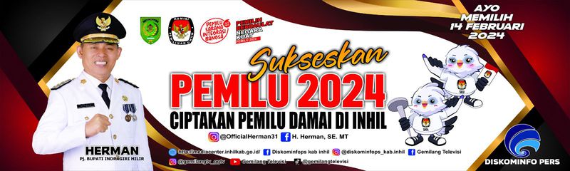 JASA DESAIN CETAK DAN PASANG SPANDUK PEMILU DAMAI 2024