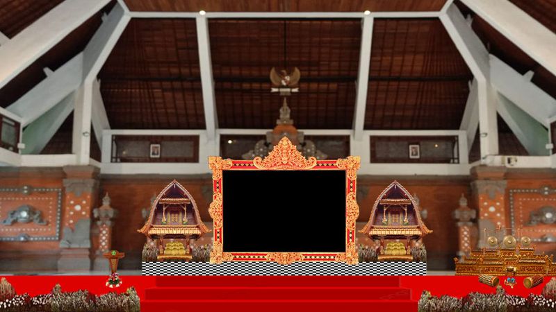 sewa Videotron + frame, Panggung dan dekorasi panggung utama