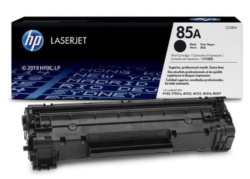 Tinta HP 85A Black Original LaserJet Toner Cartridge Hitam