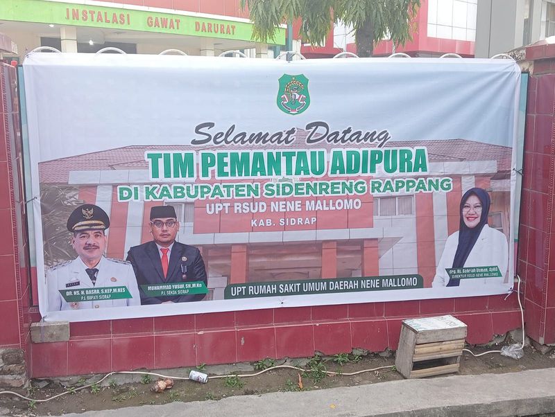 Spanduk Selamat Datang Tim Adipura
