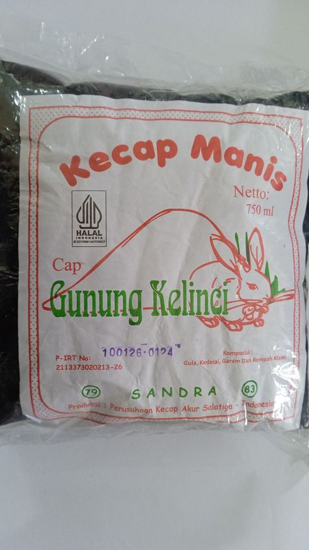 Kecap Manis Cap Gunung Kelinci 750ml