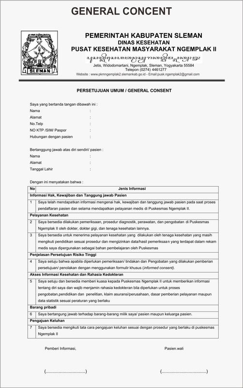 Form General Concent Puskesmas Ngaglik II
