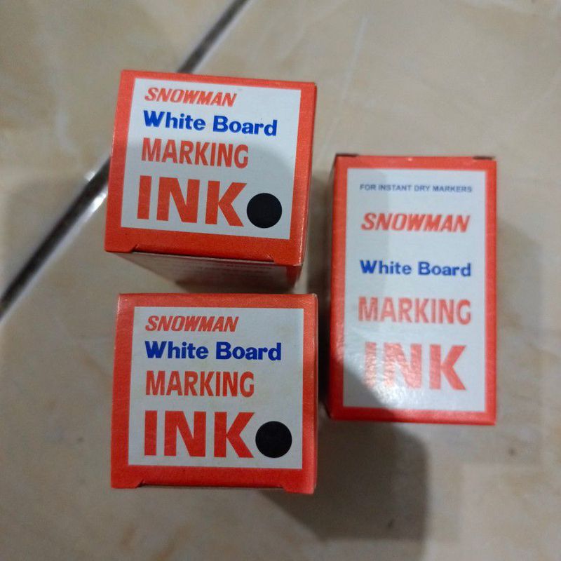 Tinta Refill Spidol Hitam Whiteboard 1 lusin