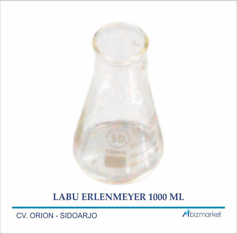 Labu Erlenmeyer Vol 1000 ml