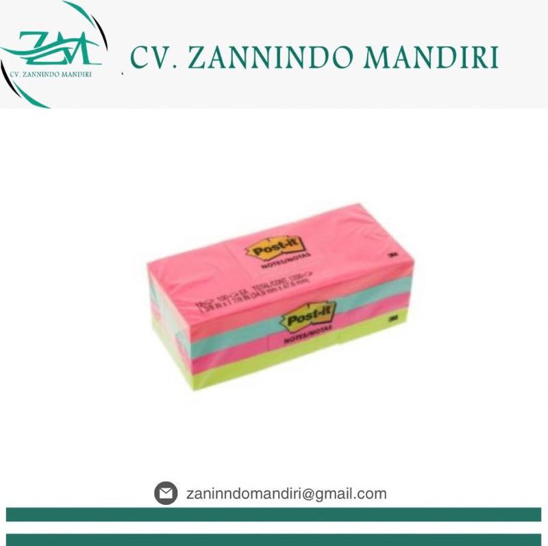 Post It 653 3M Warna