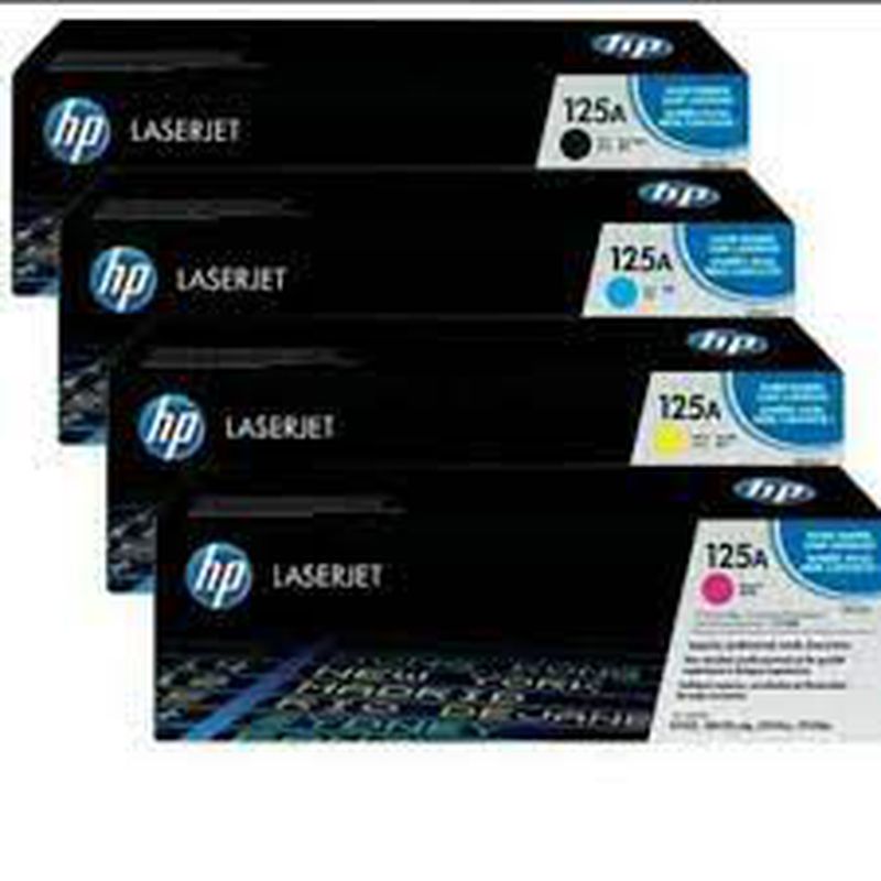 Hewlett-Packard Toner Printer LaserJet 125A Original Baru - Magenta