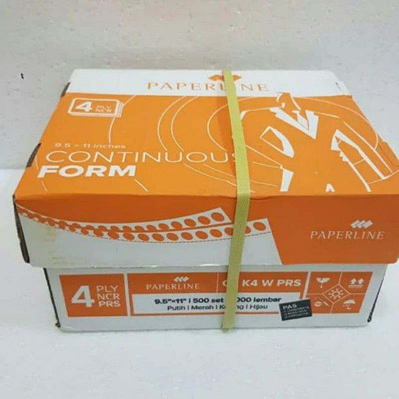 Kertas Paperline Continuous Form NCR 4 Ply 9.5 x 11