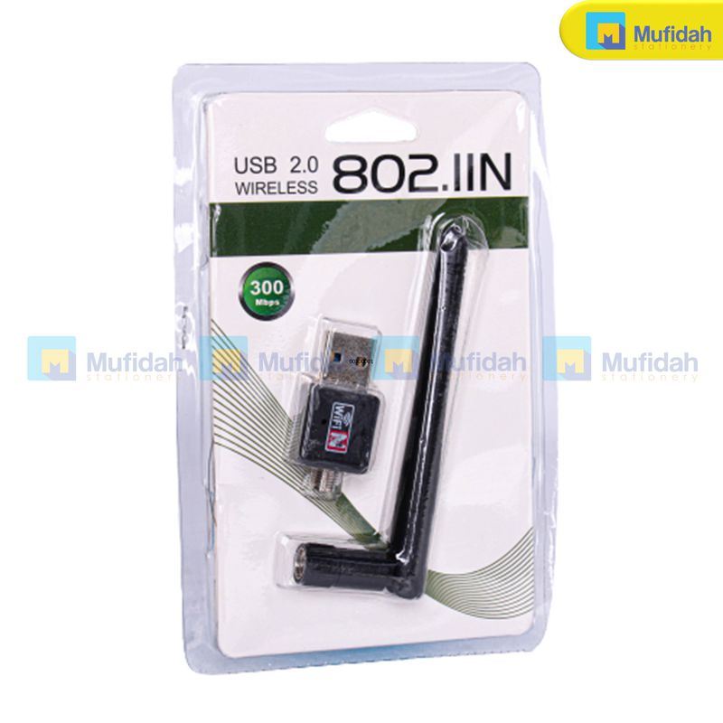 Penangkap WiFi Booster USB Wireless 2,0 802.IIN
