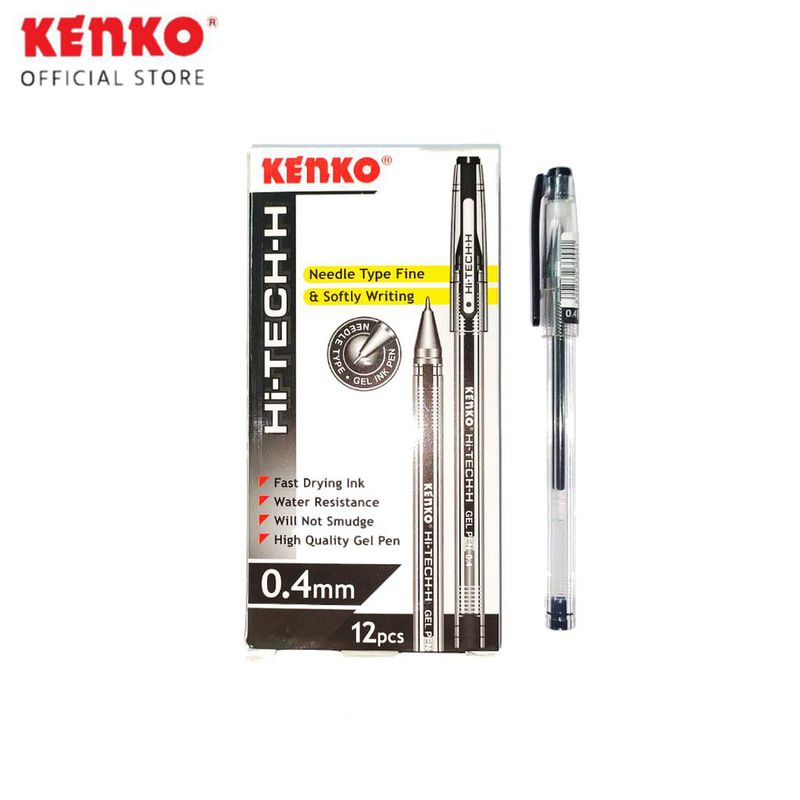 Pulpen KENKO Gel Pen HI-TECH-H 0,4mm