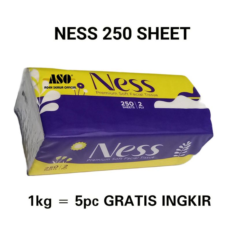 Tisu Tissue NESS 250 sheet 2ply facial