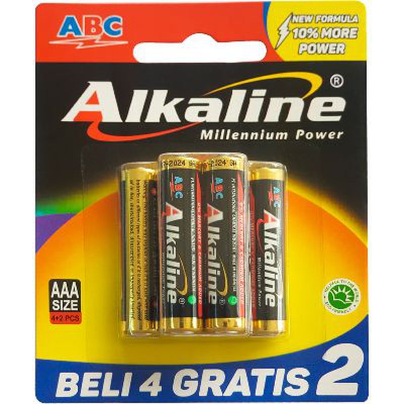 ABC Alkaline Millenium Power Baterai AAA LR-03 4 pcs