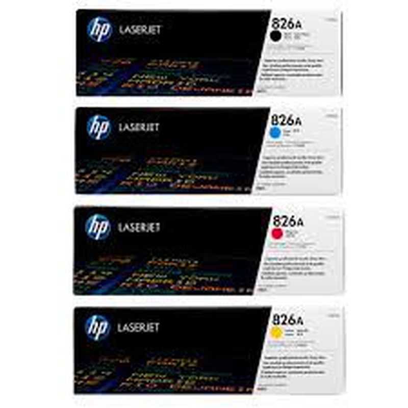 Hewlett-Packard Toner Printer LaserJet 826A Original Baru - Cyan