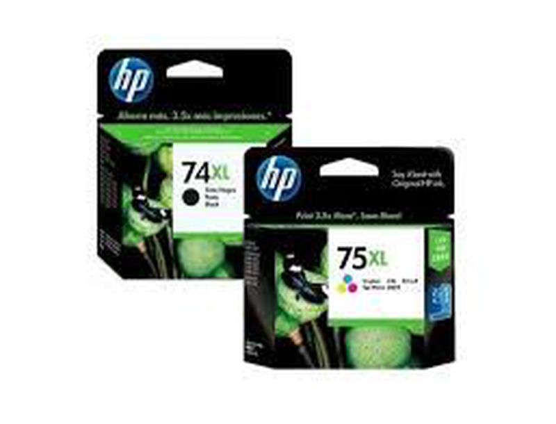Hewlett-Packard Cartridge Printer InkJet 74XL Black Original Baru ...