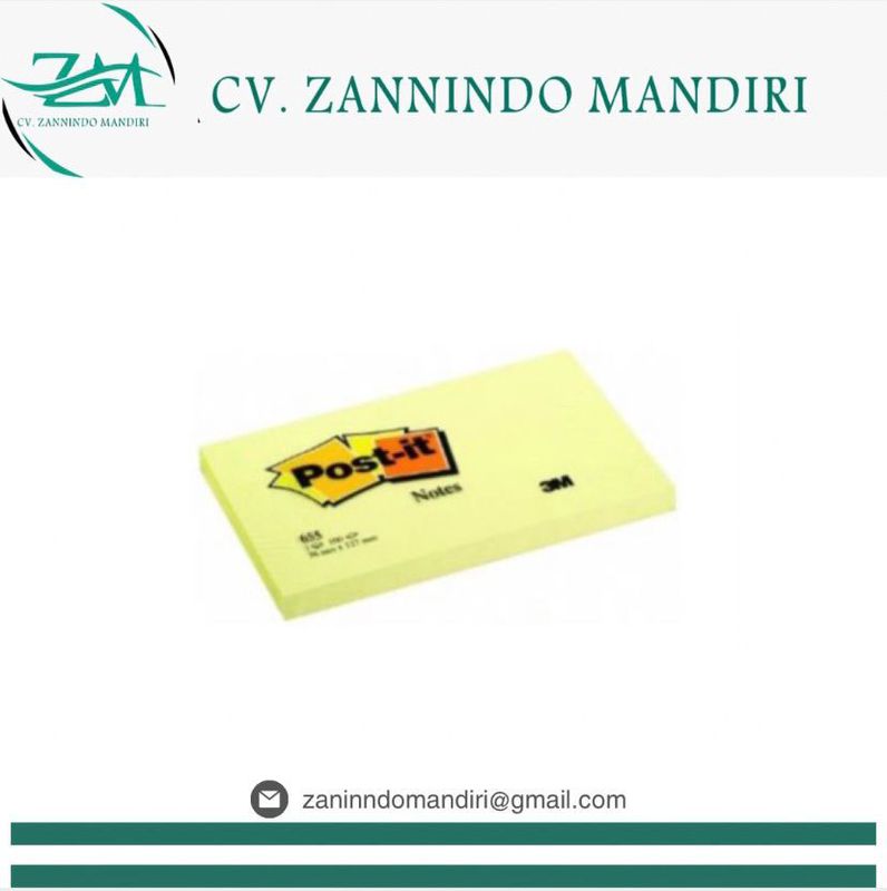 Post it 3M 655 Yellow