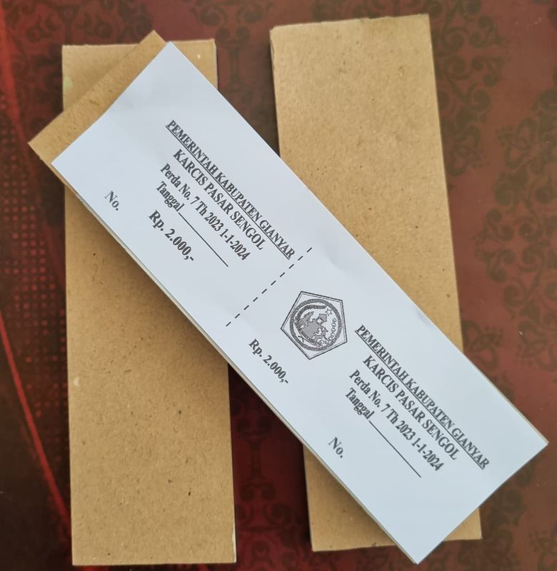 Karcis Pasar - Pasar Neni.5000