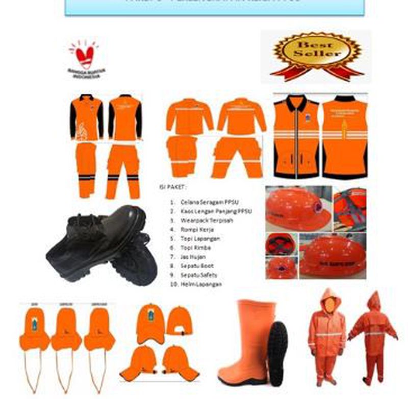 PAKET PAKAIAN KERJA LAPANGAN PPSU - PAKET 3
