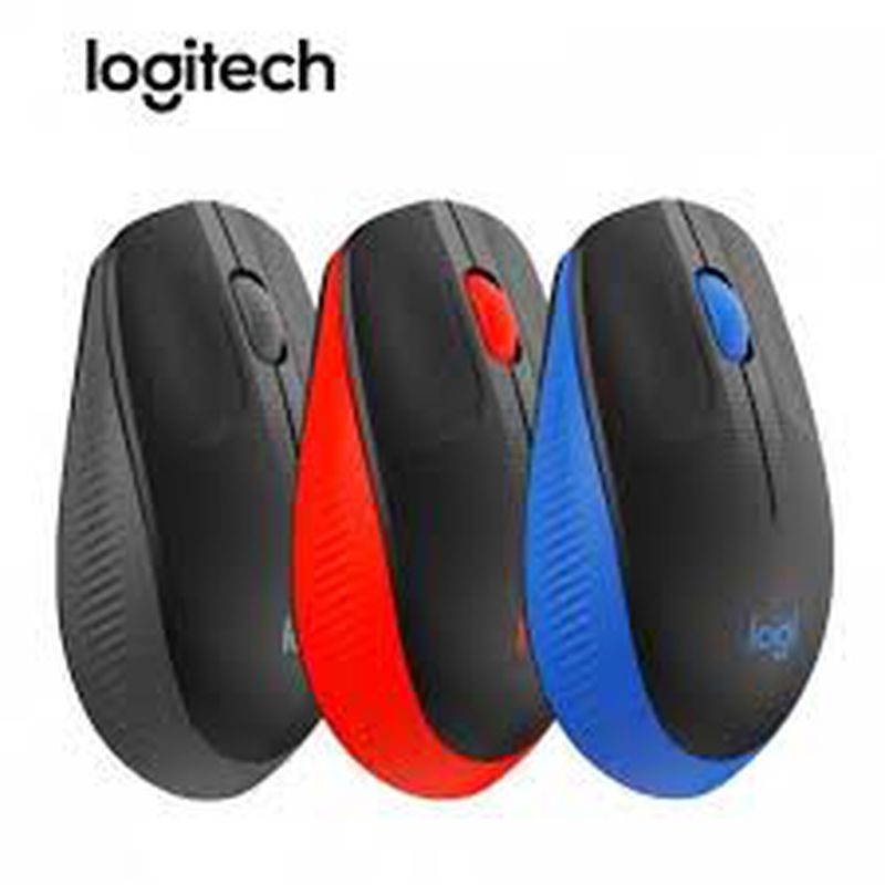 Logitech Mouse Wireless M191 Full Size Original - Blue