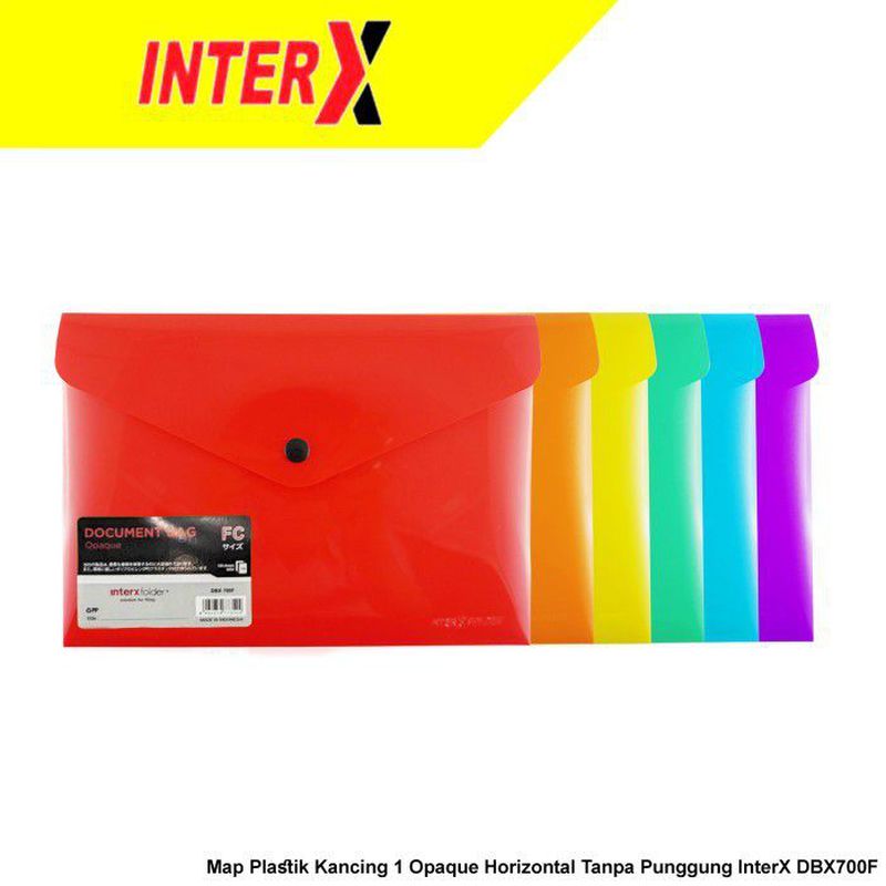 Map Plastik Kancing Inter-X