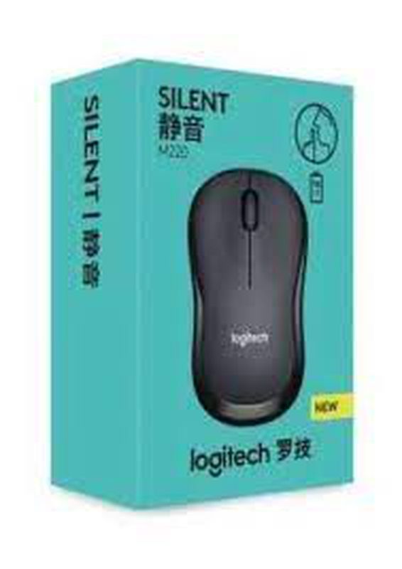 Logitech Mouse Wireless M220 Silent Click Original - Blue