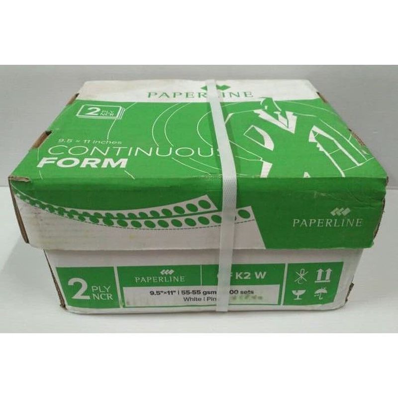 Kertas Continuous Form Paperline 2 Ply 9.5 " x 11 Warna CF K2 W