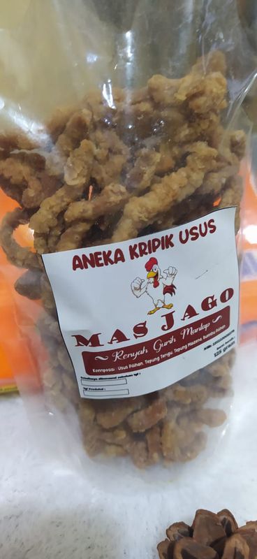 keripik usus merk Mas Jago - Original