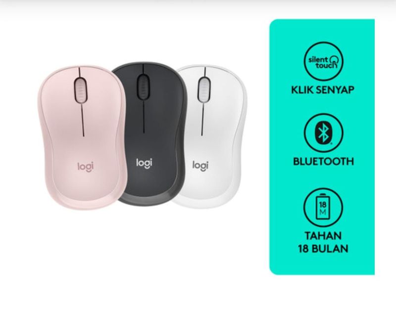 LOGITECH M240 WIRELESS BLUETOOTH - Pink