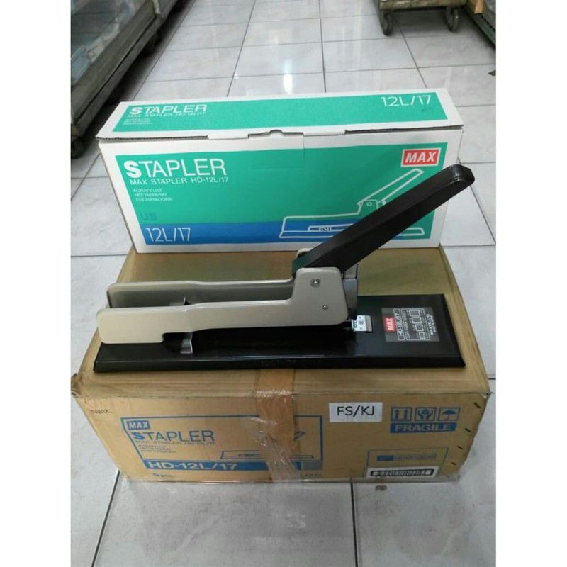 Max Staples HD-12L/17 Heavy Duty Stapler Besar Hekter Jilid