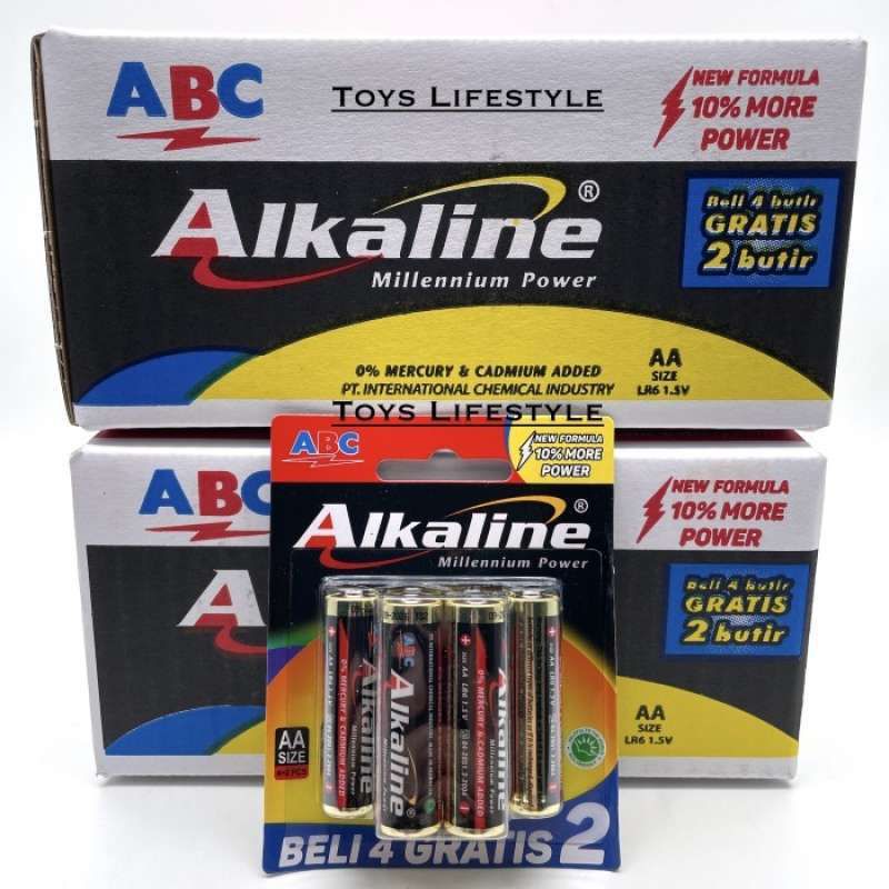 Baterai ABC AA Alkaline Millenium Power