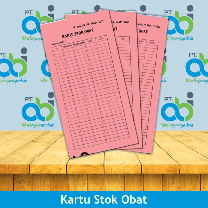 Kartu Stok Pink