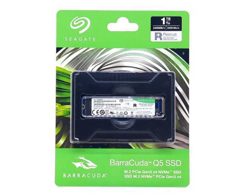 Seagate BarraCuda Q5 SSD M.2 2280 NVMe - 1 TB Seagate BarraCuda Q5 SSD M.2 2280 NVMe - 1 TB