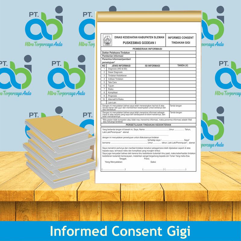 Form Informed Consent Laboratorium