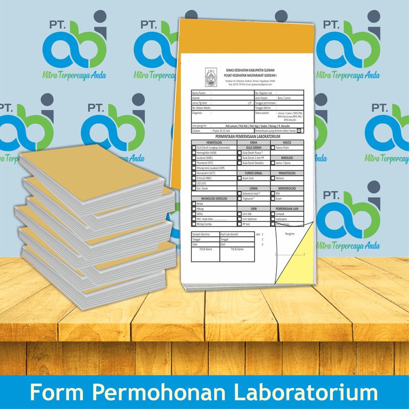 Form Permohonan Laboratorium