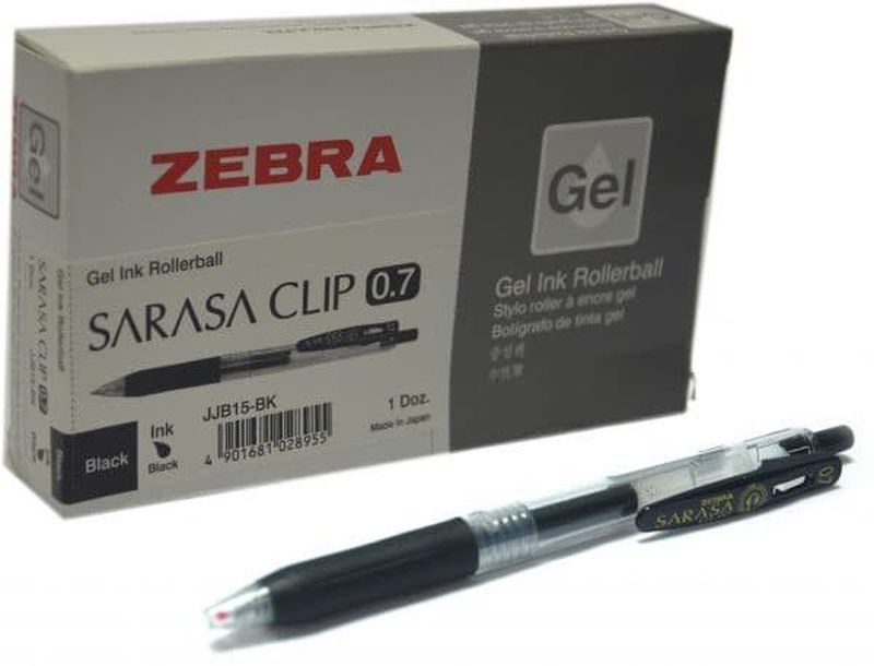 Ballpoint Zebra Sarasa 0,7 Hitam