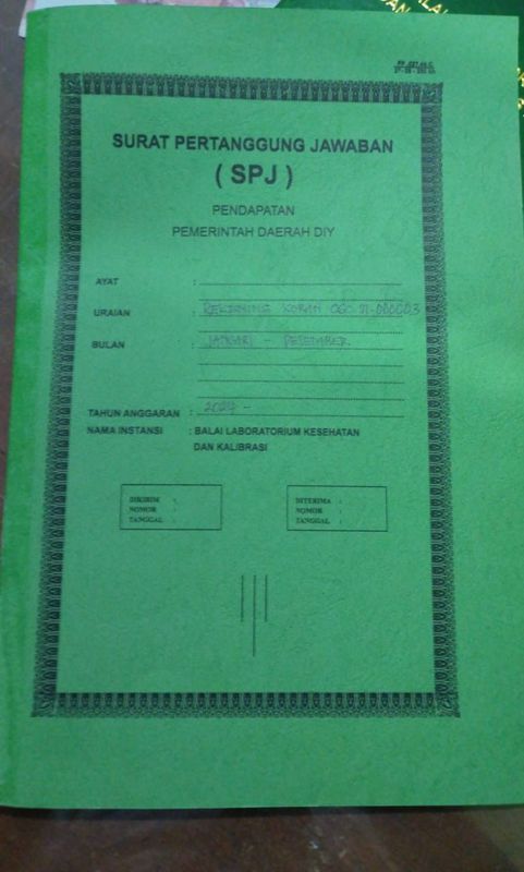 Stop Map SPJ Pendapatan Kop Hijau