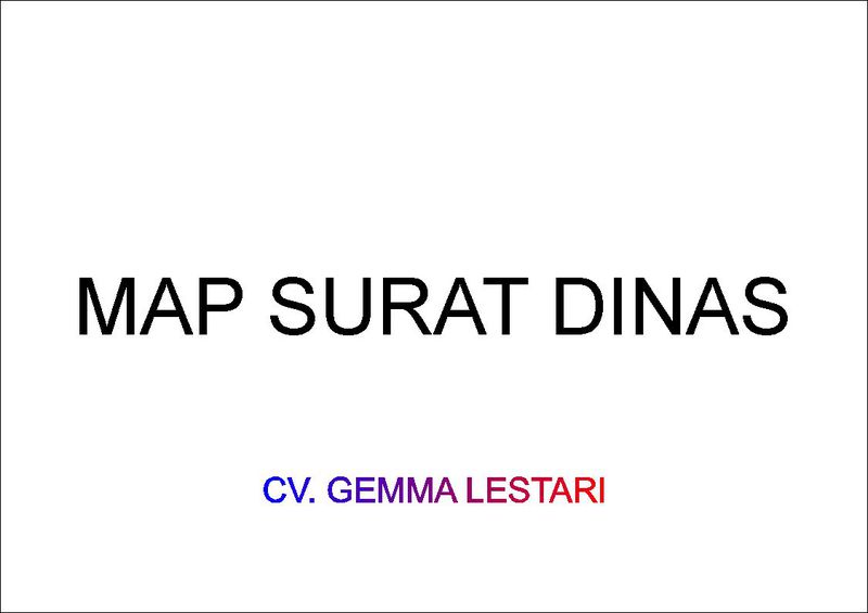 Map Surat Dinas