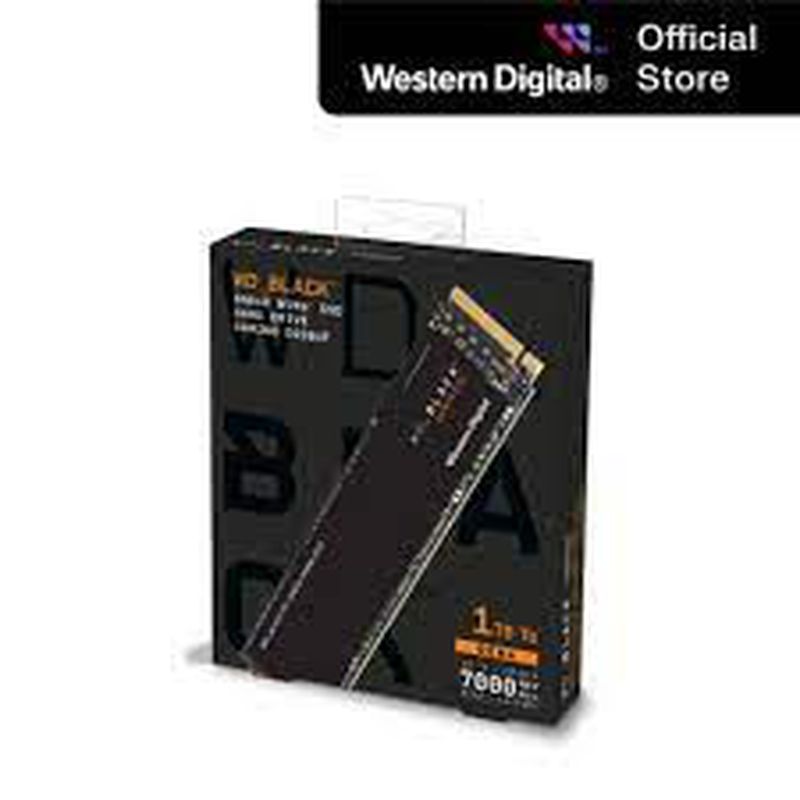 WD Black SSD SN850X M.2 Pcie Gen4 Nvme 2280 NON HEATSINK - 1TB