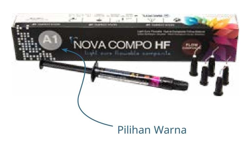 Nova Compo SF Tidak Perlu Komposit Bond Flowable