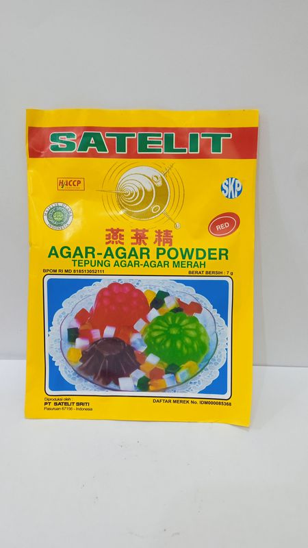 Satelit Agar-Agar Powder Red 7g