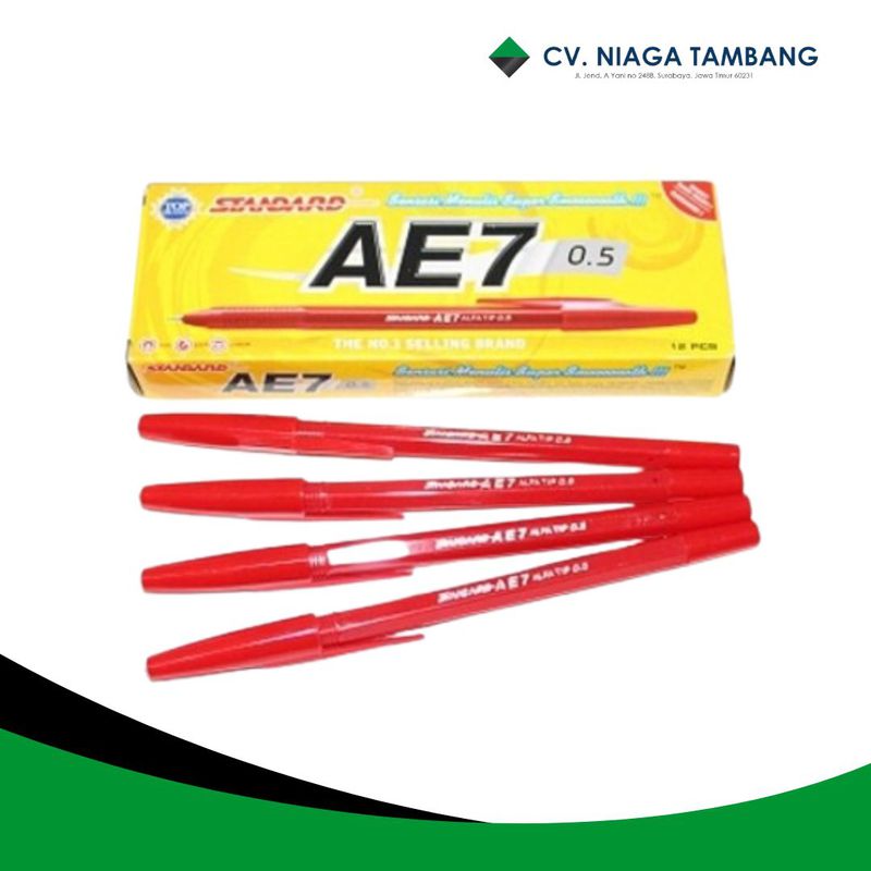 BOLLPOINT STANDARD AE-7 MERAH