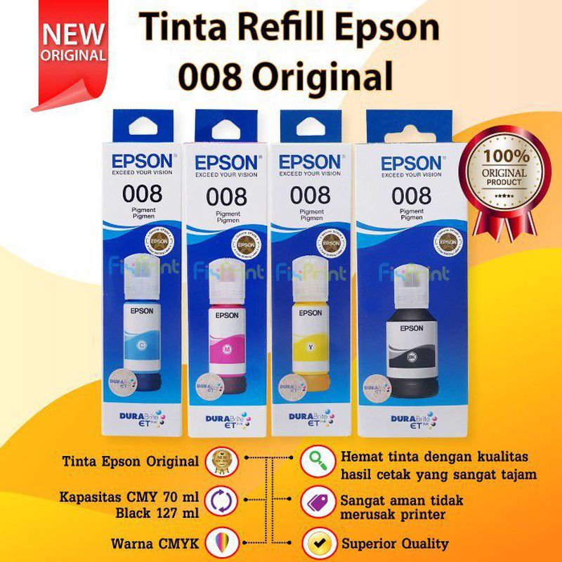 Tinta Printer Epson 70 Ml Type 008