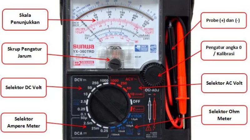 peralatan elektronik avometer harga 121400