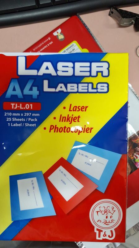 LASER LABELS A4 TJ-L.01