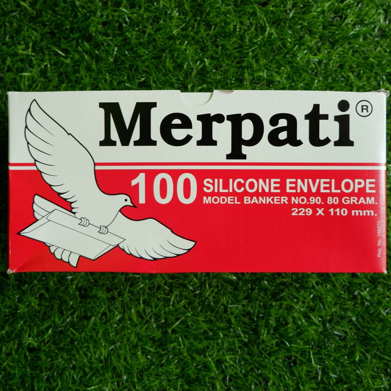 Amplop Merpati Silicon Envelope No. 90 (229 x 110 mm)