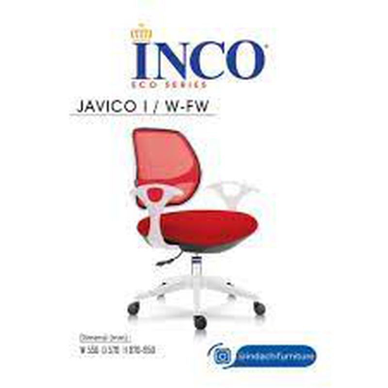 Kursi Kantor Kursi Kerja INCO by Indachi Javico W/FW - Oscar - Hitam