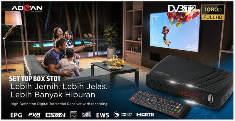 TKDN SET TOP BOX ADVAN STB ST01