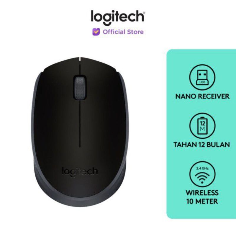MOUSE WIRELESS LOGITECH M-170