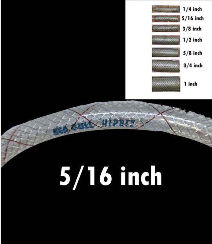 Selang Hiprex Bening Benang Sea Gull Seagull 5/16 inch 8 mm