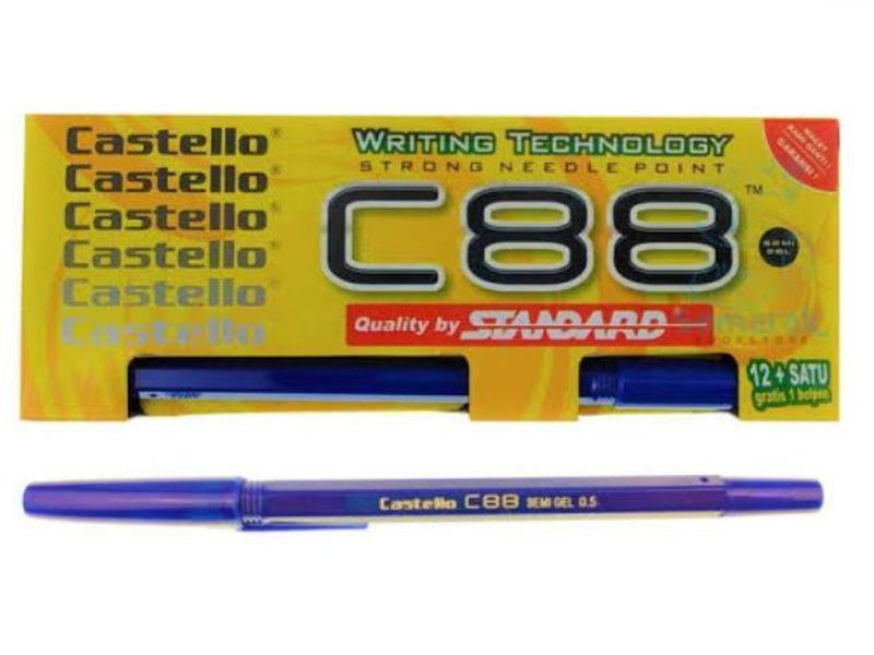 ballpoint standard c88 biru